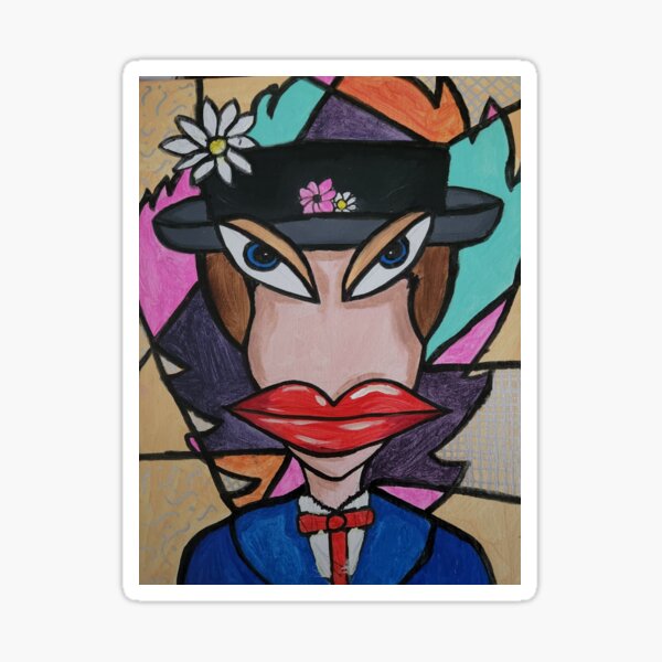"DuckFaced #7: The Nanny" Sticker for Sale by DuckFaced | Redbubble