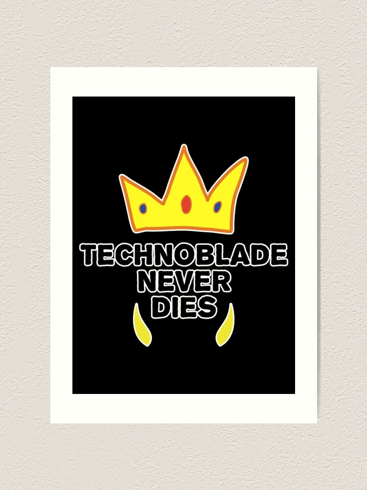 "Technoblade Crown" Art Print for Sale by Joanna-Asia | Redbubble