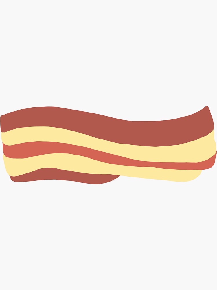 "Breakfast With Bacon Food Sticker" Sticker for Sale by KerkFactory ...