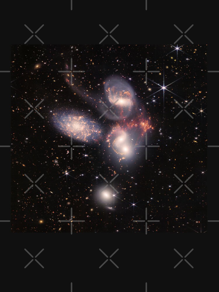 "New James Webb Telescope "Stephan's Quintet" Ultra High Res" T-shirt ...