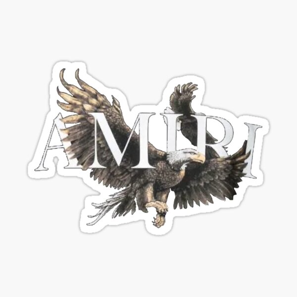 "Amiri Tshirt" Sticker for Sale by Stephaniebakers | Redbubble