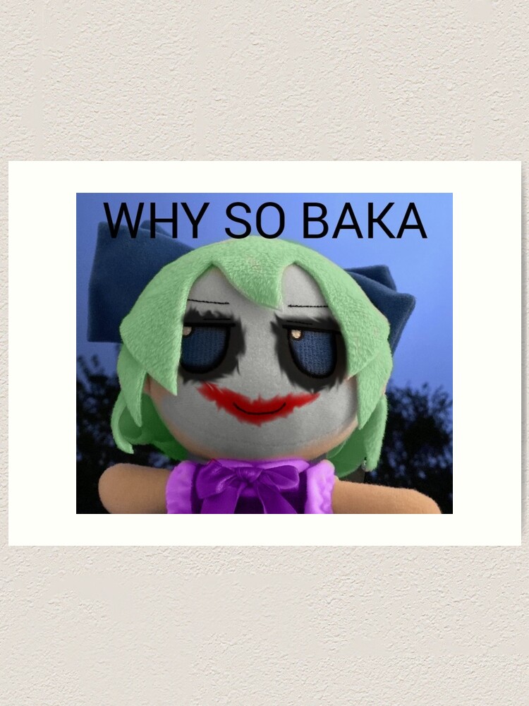 "Cirno Touhou Fumo Meme" Art Print for Sale by 1Zaners | Redbubble