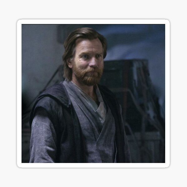 "obi wan kenobi | star wars" Sticker for Sale by AlikeForth | Redbubble