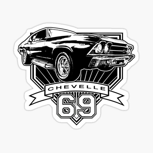 "69 Chevelle" Sticker for Sale by Kennetrown | Redbubble