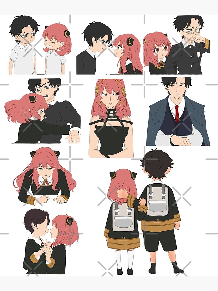 "Anya Forger _ Damian Desmond_ Spy x Family" Poster for Sale by ...