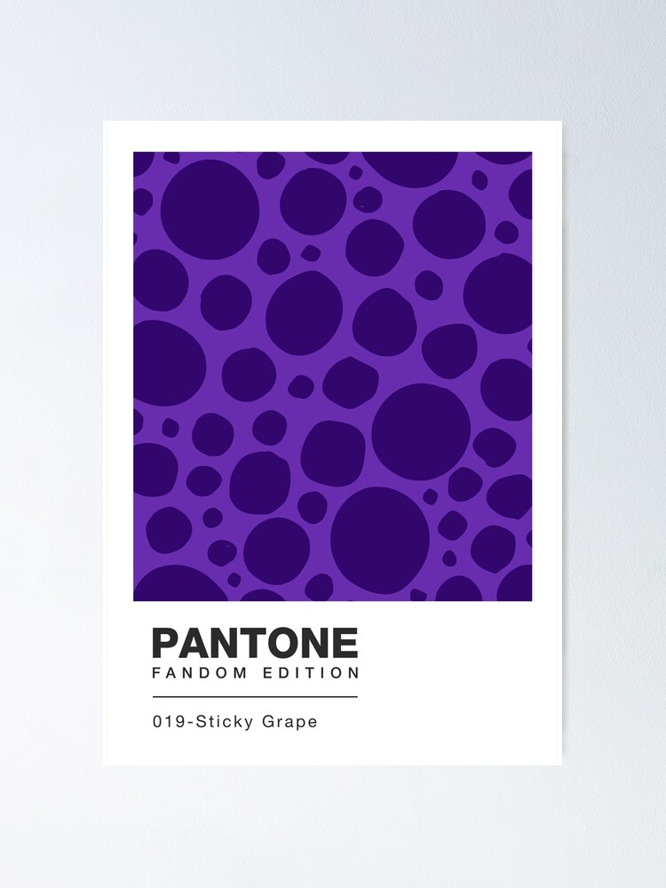"Pantone Color - Sticky Grape" Poster for Sale by AllisonDawn15 | Redbubble