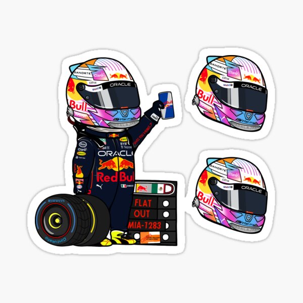 "Checo Miami 2022" Sticker for Sale by joeyuan2002 | Redbubble
