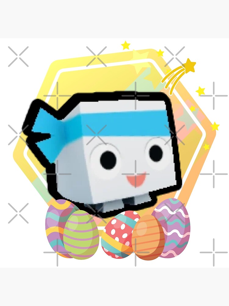 "Blue BIG Maskot [Pet Simulator X]" Art Print for Sale by SJarkCube ...