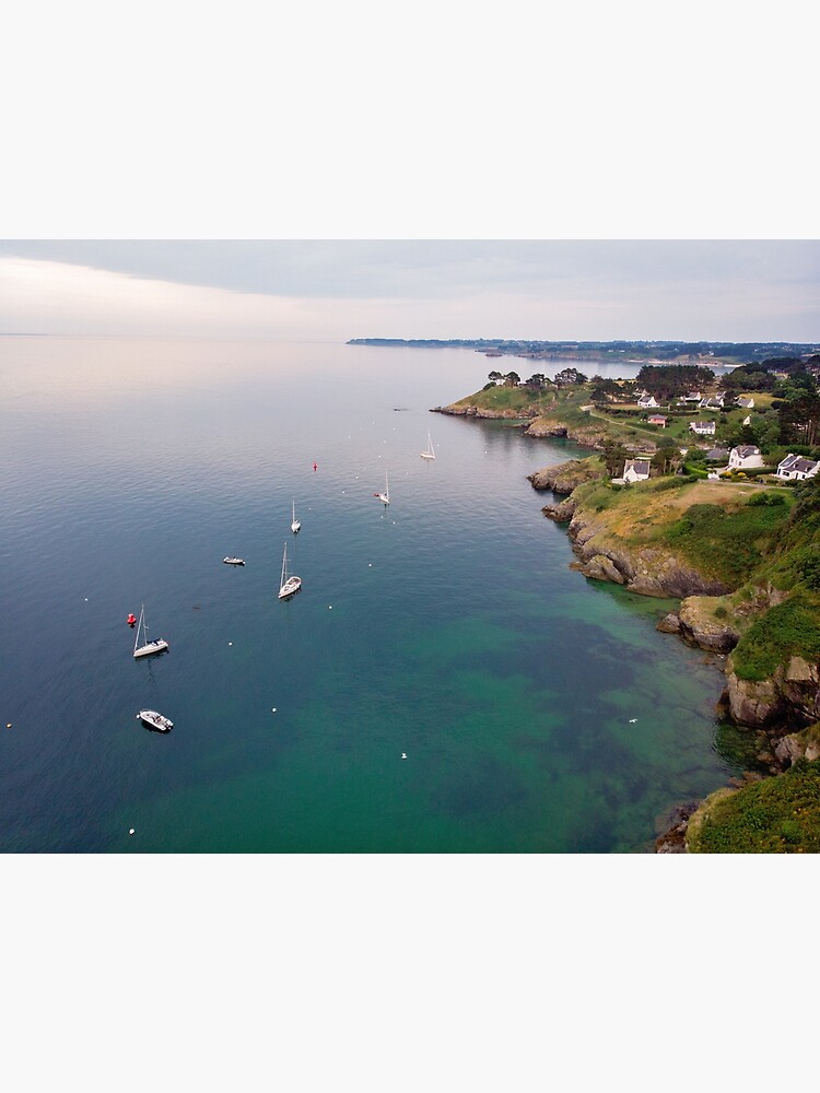 "drone photo Belle île en Mer Bretagne" Art Print for Sale by Nebulae ...