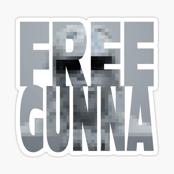 "Free Gunna Pixel artwork" Sticker for Sale by Urhypegal | Redbubble