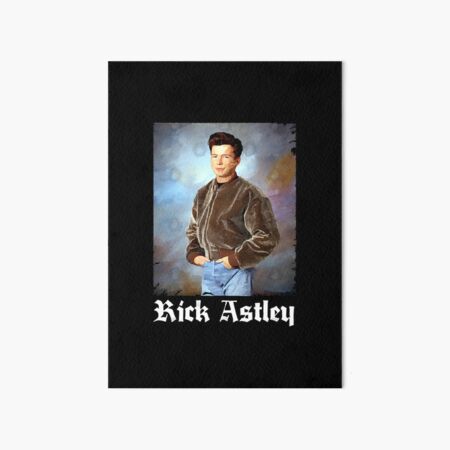 "Rick Astley Retro Fanart Trib" Art Board Print for Sale by ...