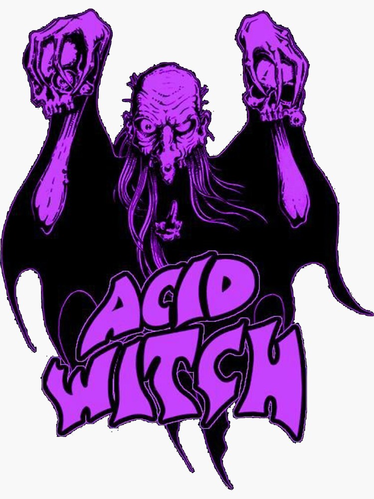 "acid witch best populer band" Sticker for Sale by Masseor5 | Redbubble