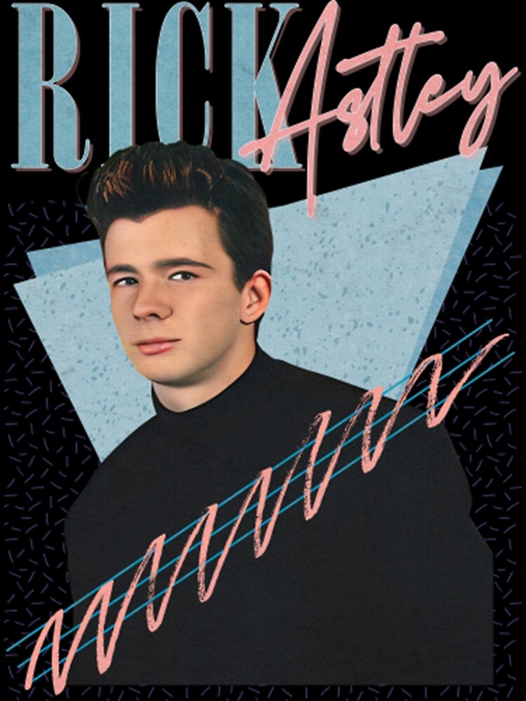 "Rick Astley 80s Aesthetic Fa" Art Print for Sale by FranciscoGlenn ...