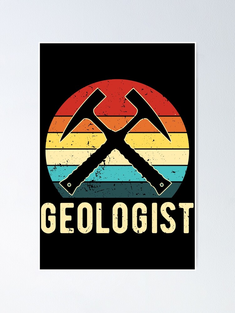 "Retro Geology Vintage Geologist" Poster for Sale by NestaReign | Redbubble
