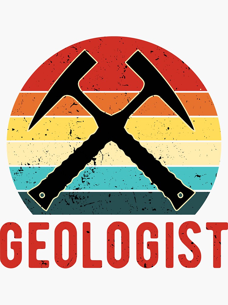 "Retro Geology Vintage Geologist" Sticker for Sale by NestaReign ...