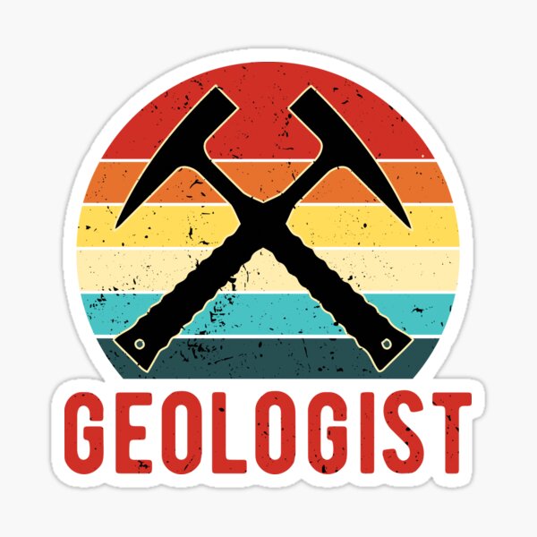 "Retro Geology Vintage Geologist" Sticker for Sale by NestaReign ...