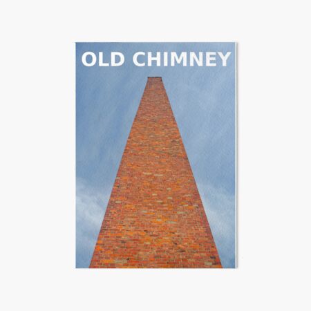 "Old chimney, white letters" Art Board Print for Sale by AIfun135 ...