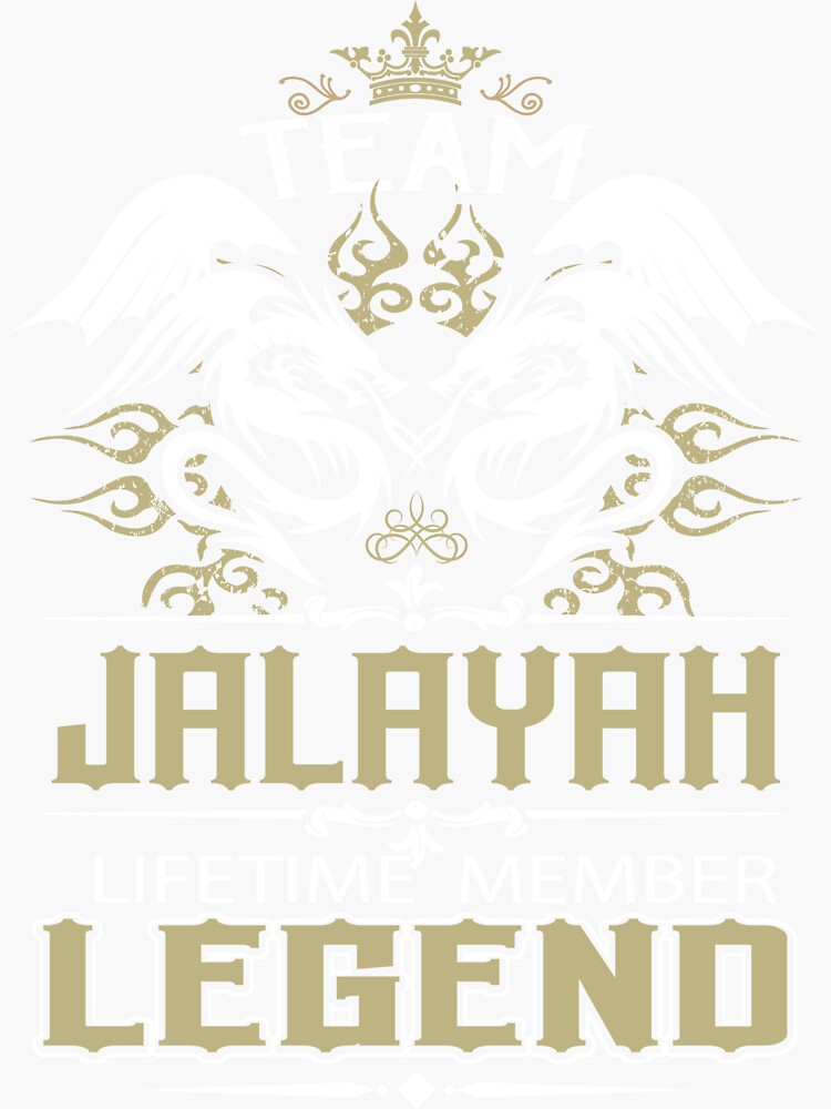 Pegatina «Camiseta con el nombre de Jalayah - Camiseta con el artículo ...