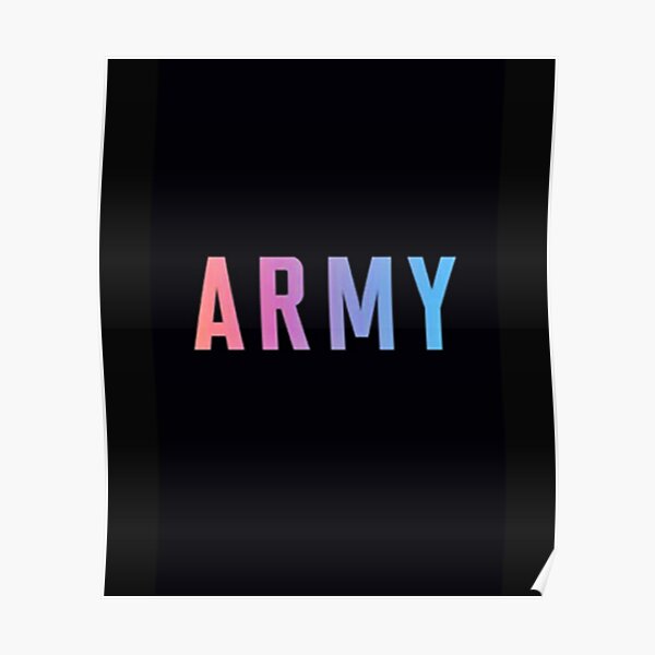 "BTS-ARMY " Poster for Sale by VintCondition | Redbubble
