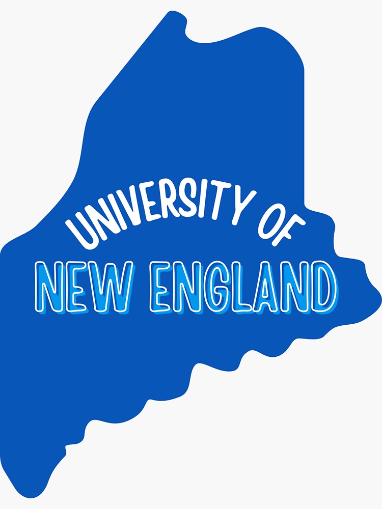 "une maine sticker" Sticker for Sale by madisonlomax | Redbubble