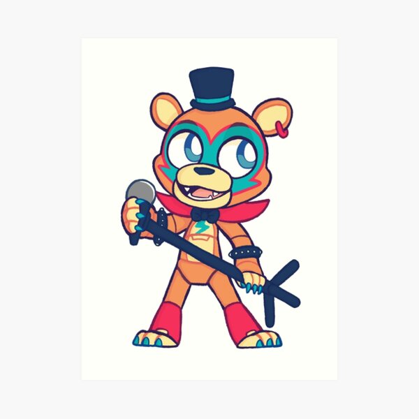 "FNAF- Five Nights At Freddy's, Freddy Fazbear Security Breach Sticker ...