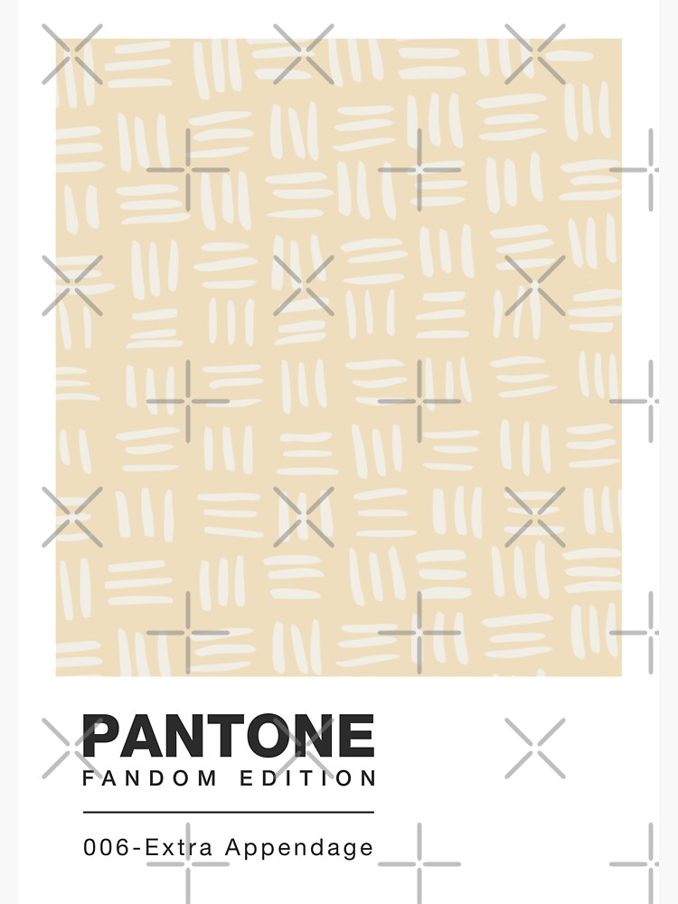 "Pantone Color - Extra Appendage" Sticker for Sale by AllisonDawn15 ...