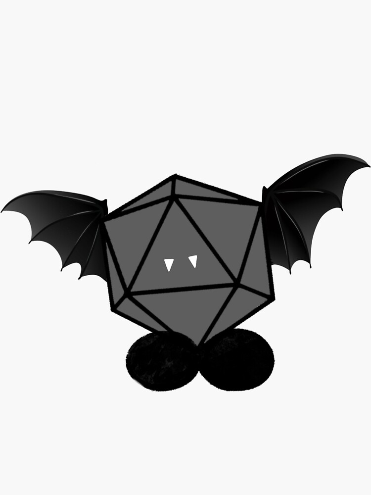 "Vampire Bat DND Monster" Sticker for Sale by DrkndCrafts | Redbubble