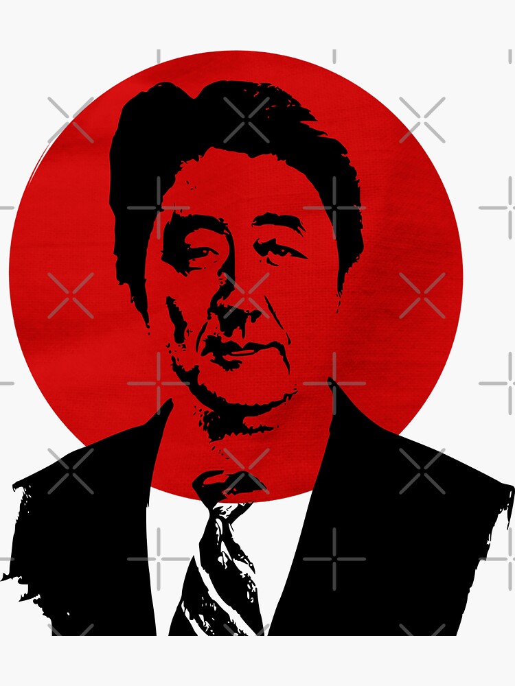 "Shinzo Abe" Sticker for Sale by NamKey | Redbubble