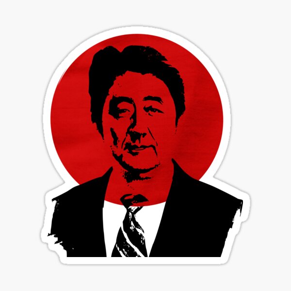 "Shinzo Abe" Sticker for Sale by NamKey | Redbubble