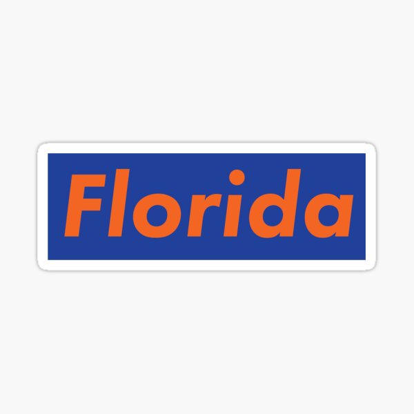 "University of Florida " Sticker by apwidom | Redbubble