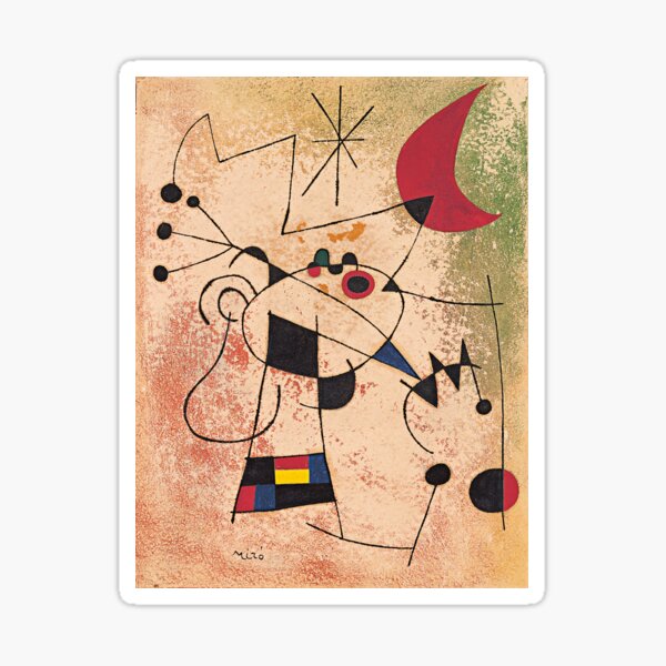 "Joan Miro" Sticker for Sale by matzkeeric870 | Redbubble