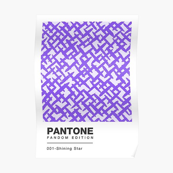 "Pantone Color - Shining Star" Poster for Sale by AllisonDawn15 | Redbubble