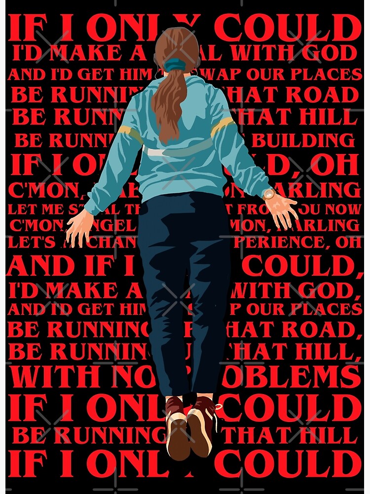 "Running up that hill | Max levitating - Stranger Things 4" Poster for ...