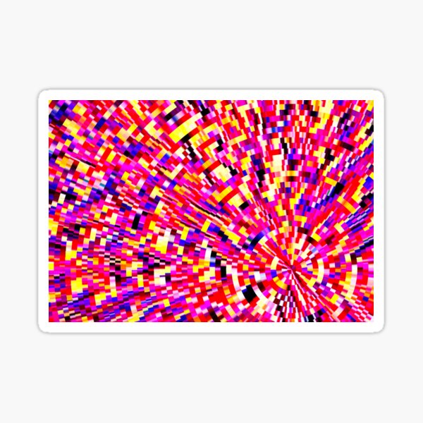 "Perpetual Perplexity " Sticker for Sale by MarkDekko | Redbubble
