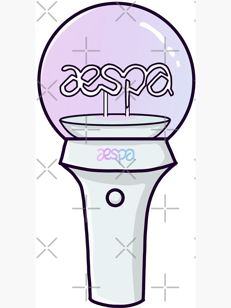 "aespa light stick " Magnet for Sale by animatoons | Redbubble