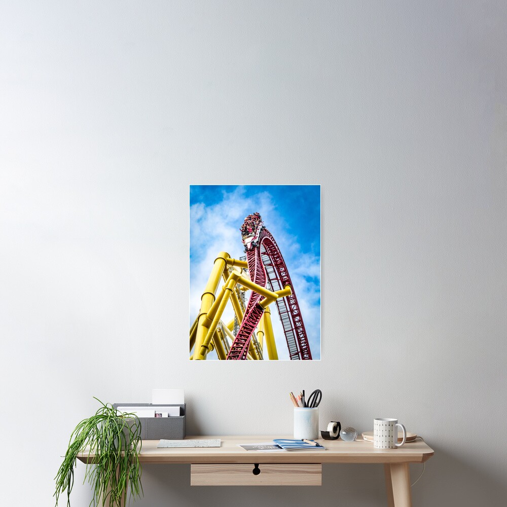 "Top Thrill Dragster Roller Coaster, Cedar Point" Poster for Sale by ...