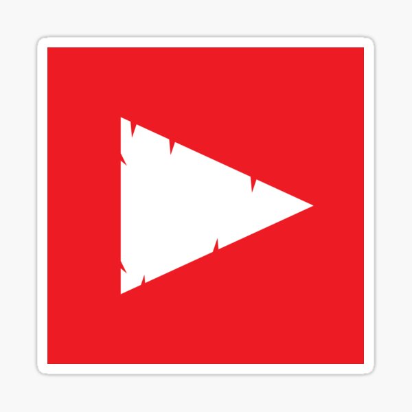 "white triangle" Sticker for Sale by chansip | Redbubble