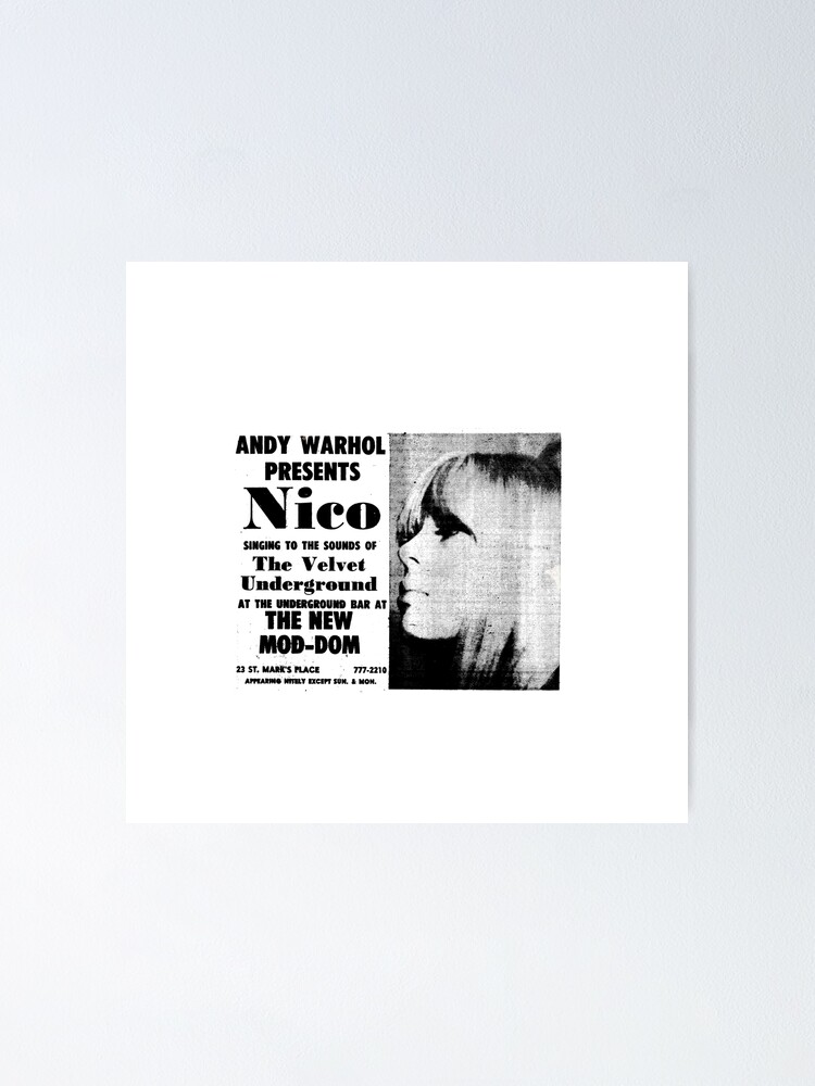 "Nico Newspaper Clipping Art" Poster for Sale by PixelBuilder | Redbubble