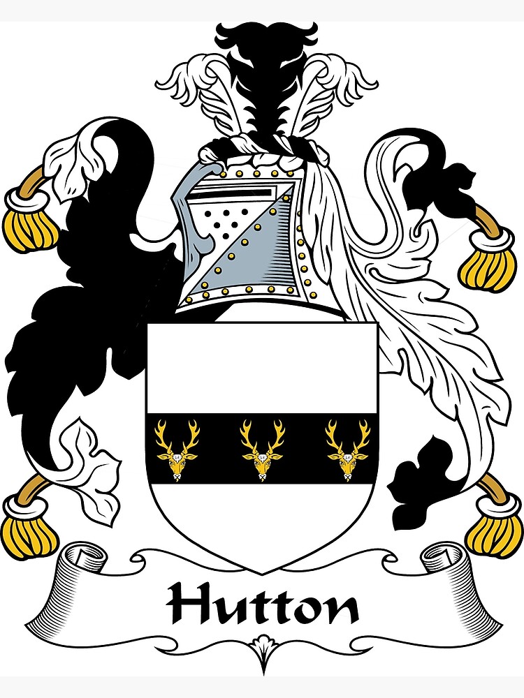 "Hutton" Poster for Sale by HaroldHeraldry | Redbubble
