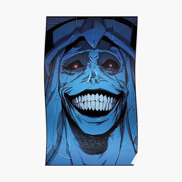 "Solo Leveling Statue Of God Smile" Poster for Sale by zizo37 | Redbubble