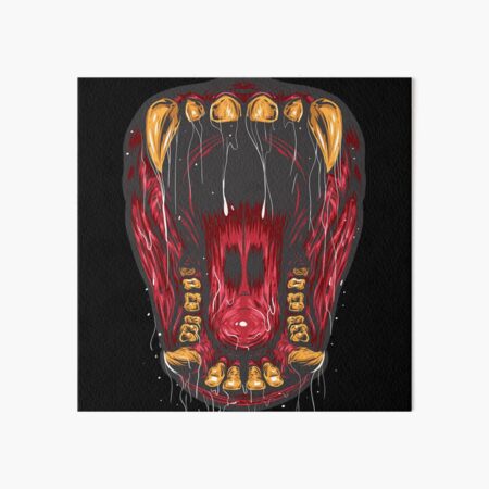 Lámina rígida «Boca de bestia Colmillos de monstruo Dientes de simio ...