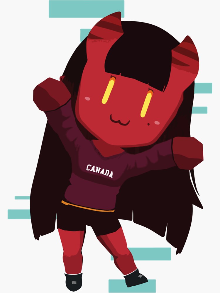 "meru the succubus " Sticker for Sale by Washington-CA | Redbubble