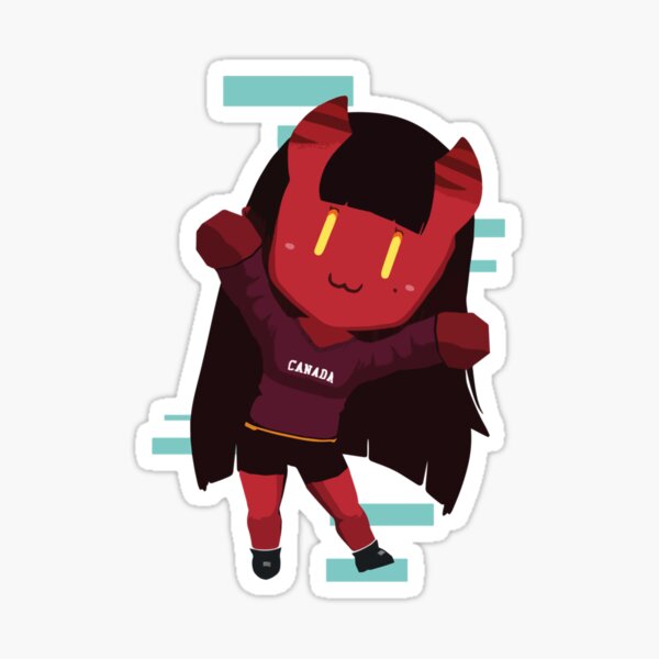 "meru the succubus " Sticker for Sale by Washington-CA | Redbubble