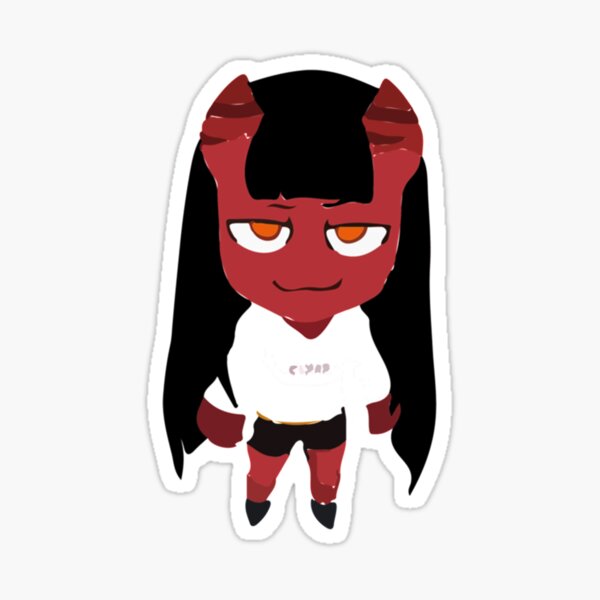"meru the succubus" Sticker for Sale by Washington-CA | Redbubble