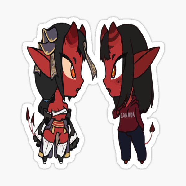 "meru the succubus " Sticker for Sale by Washington-CA | Redbubble