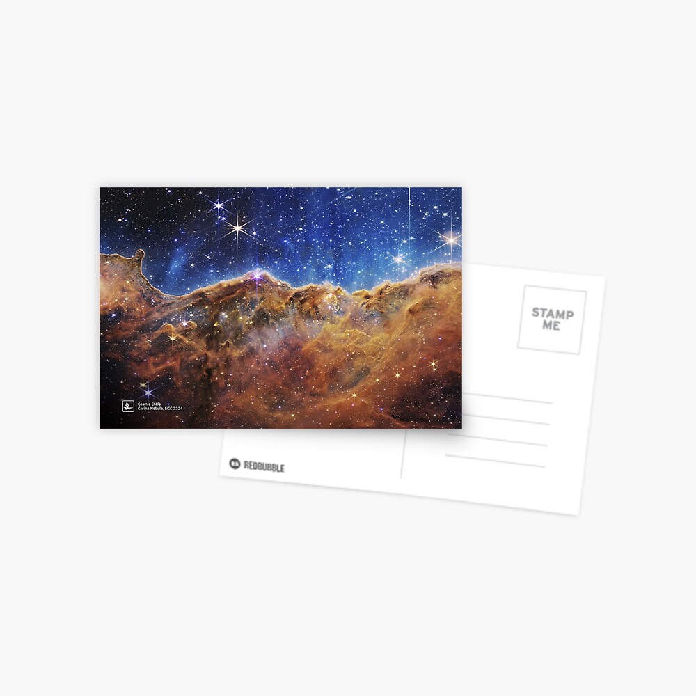 "Cosmic Cliffs, Carina Nebula, NGC 3324 (James Webb/JWST) — space ...