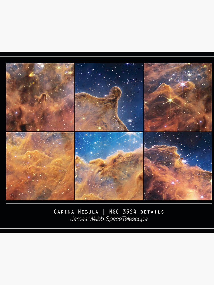 "James Webb Space Telescope First Image Carina Nebula" Mouse Pad for ...