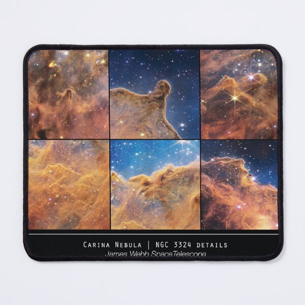 "James Webb Space Telescope First Image Carina Nebula" Mouse Pad for ...
