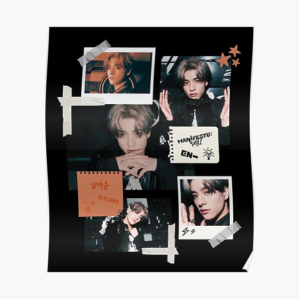 "ENHYPEN Jake Manifesto Day One" Poster for Sale by sakurapalette ...