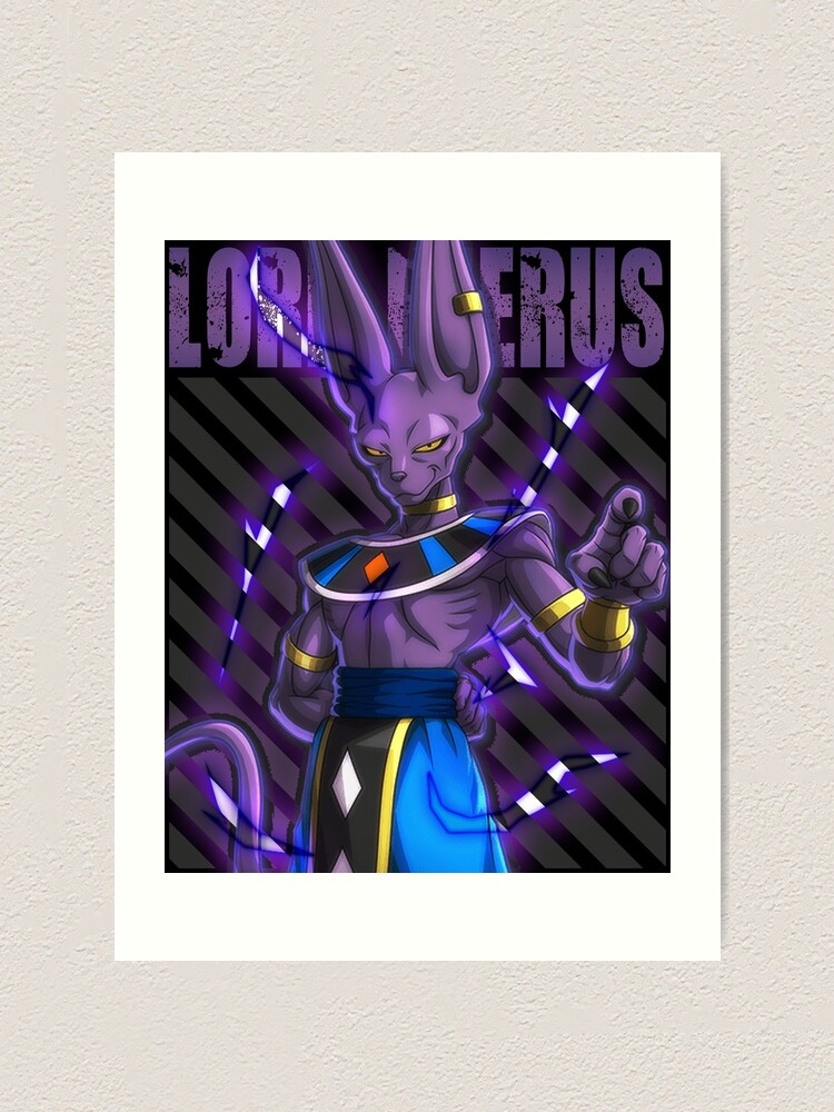 "Dragon Ball | Lord Beerus Fan art by Genjitsu-Art" Art Print for Sale ...